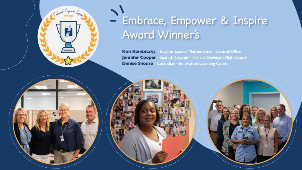 Recipients of the Embrace Empower & Inspire Award – Hilliard City Schools