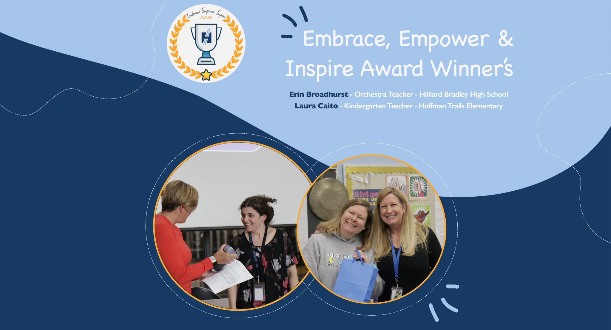 Winners of the Embrace, Empower & Inspire Award – Hilliard City Schools
